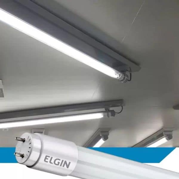 Lâmpada Tubular de Led Luz Branco 6500k 1,20mt 18w – Elgin – Loja Tesla